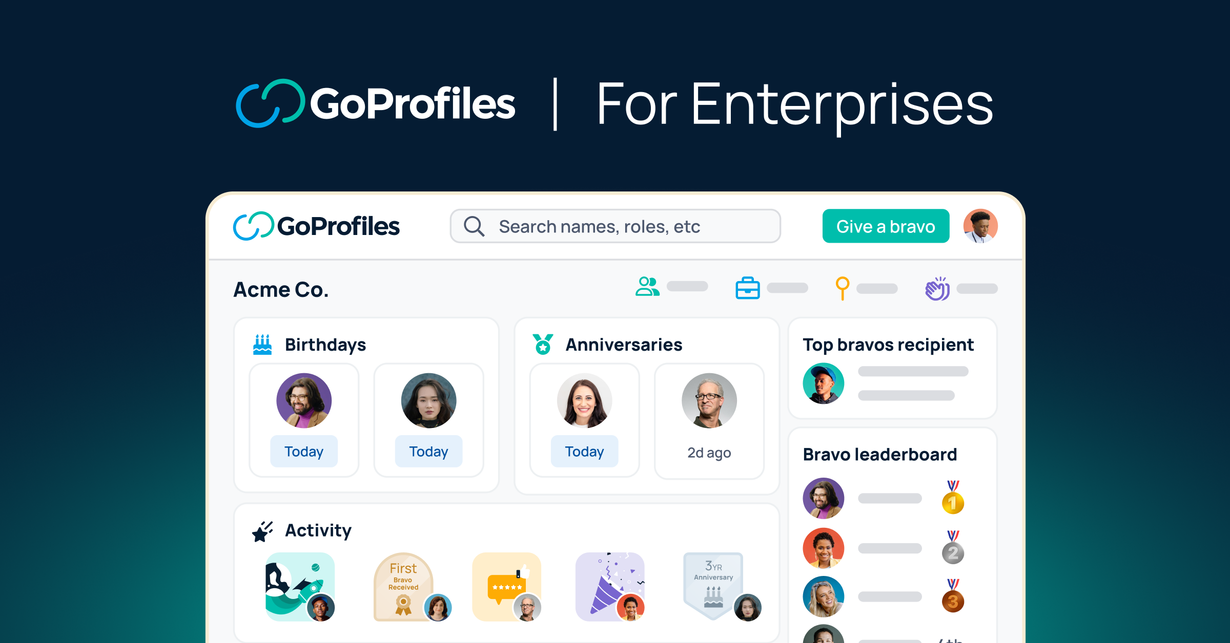 GoProfiles | AI Employee Profiles and Directory for Enterprises